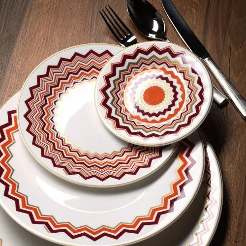 Missoni Dinner Plate 2 Pcs. Set - Multicolor