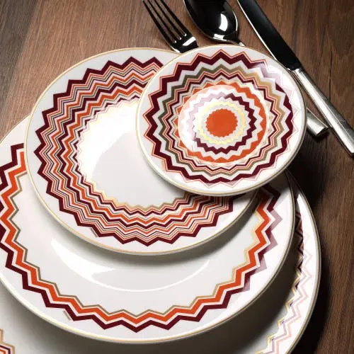 Missoni Dessert Plate 2 Pcs. Set - Multicolor