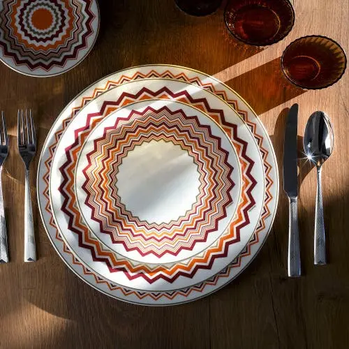 Missoni Dessert Plate 2 Pcs. Set - Multicolor