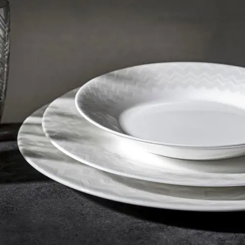 Missoni Bread And Butter Plate 2 Pcs. Set - White