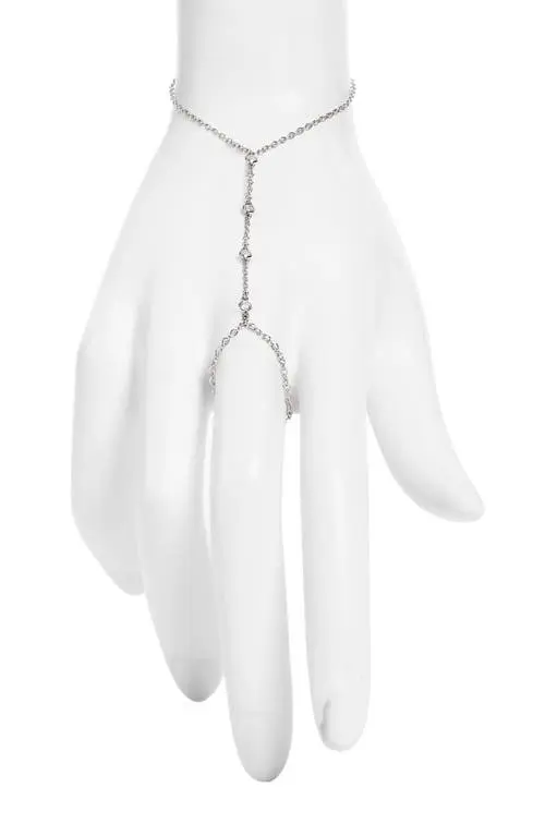 NASHELLE Luna Hand Chain - Sterling Silver