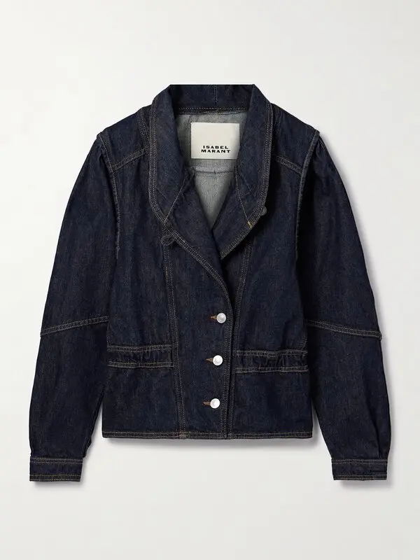 Isabel Marant Dolie Denim Jacket - Blue