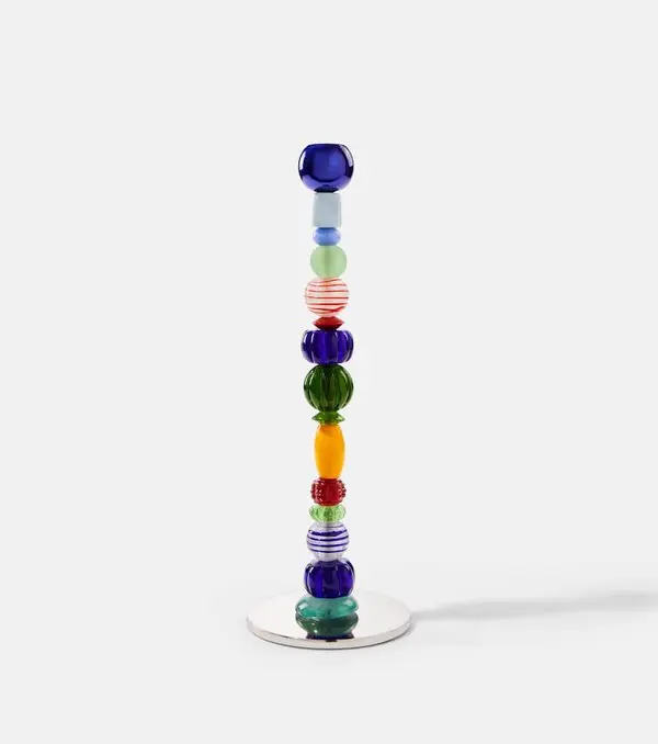 POLSPOTTEN Beads Candle Holder - Multicoloured