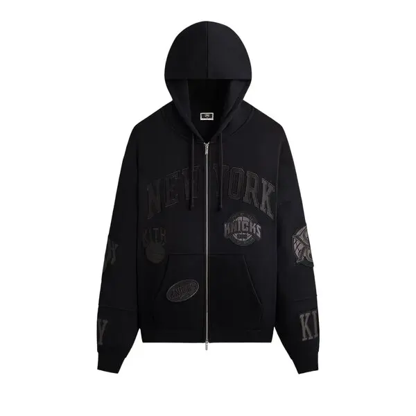 Kith For The New York Knicks Mash Up Braxton Vintage Hoodie