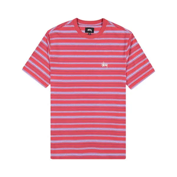 StÜssy Heather Stripe Crew
