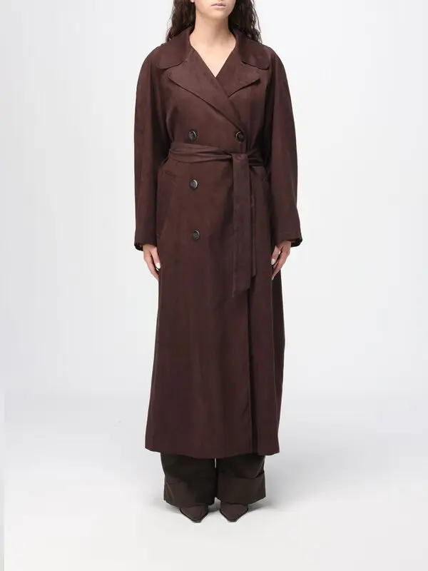 ALYSI Long Jacket - Brown