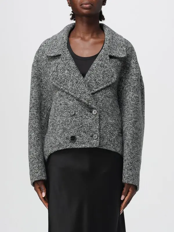 ERMANNO FIRENZE Double-breasted Coat - Grey