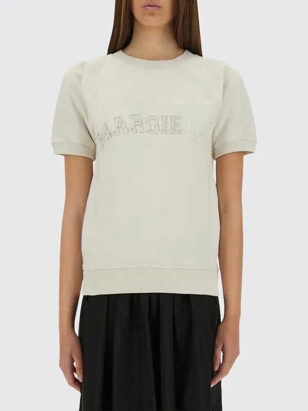MAISON MARGIELA Short Sleeve Sweater - Ivory