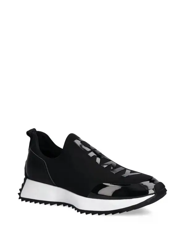 Dkny 35mm Logo-detail Sneakers - Black
