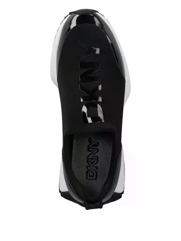 Dkny 35mm Logo-detail Sneakers - Black