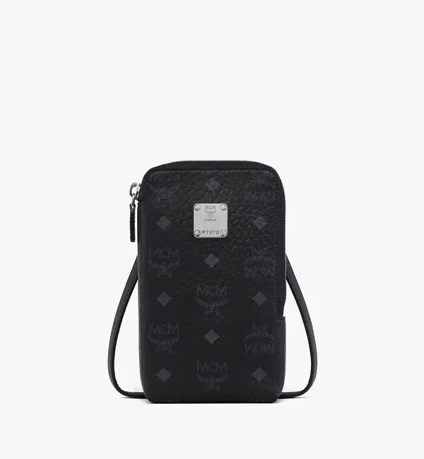 Mcm Aren Phone Pouch - Black