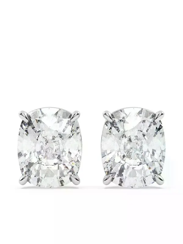 TILLA 14k Gold Lab Grown Diamond Cluster Earrings - White