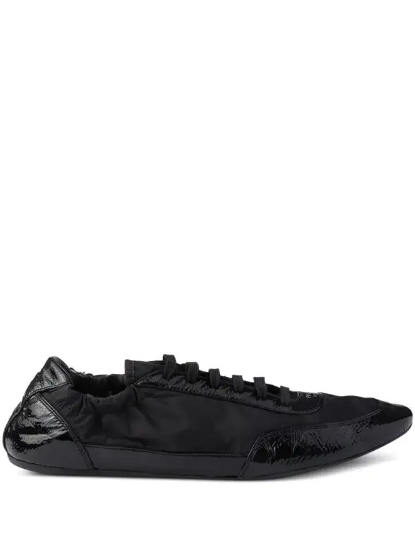 Prada Collapse Re-nylon Sneakers - Black