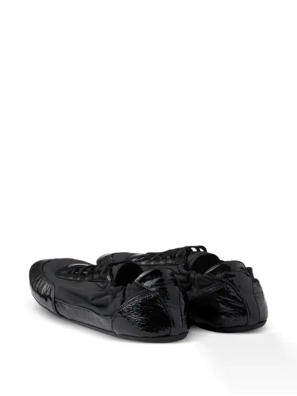 Prada Collapse Re-nylon Sneakers - Black