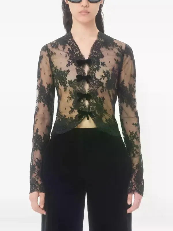 Valentino Garavani Lace-panel Top