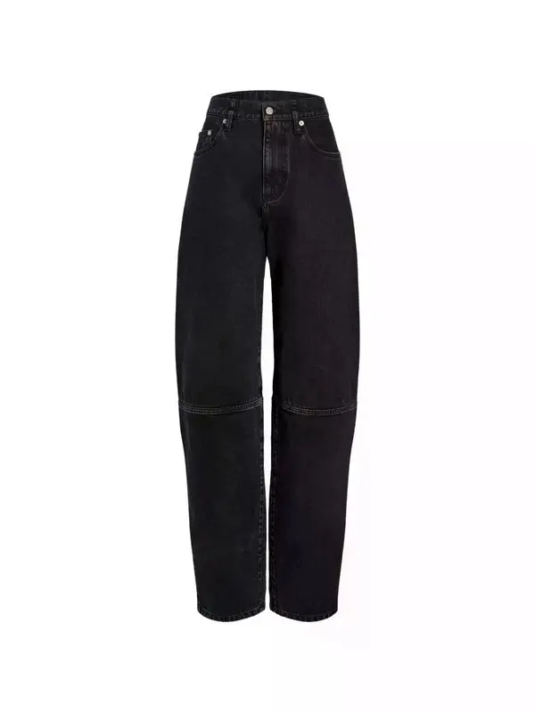 Proenza Schouler Fontana Belt-loop Jeans - Black