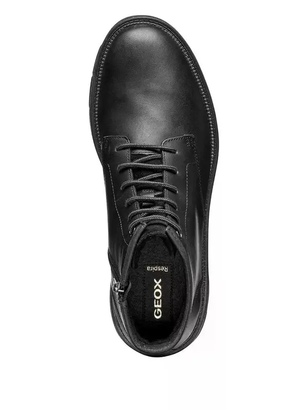 Geox Pove Lace-up Leather Boots