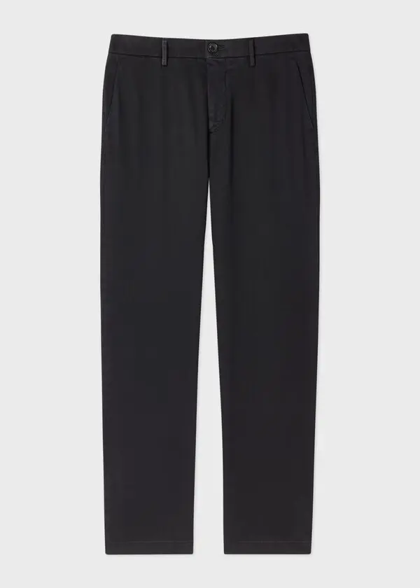 Paul Smith Washed Stretch Cotton-twill Chinos