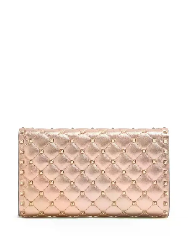 Valentino Garavani Rockstud Spike Quilted Clutch - Pink