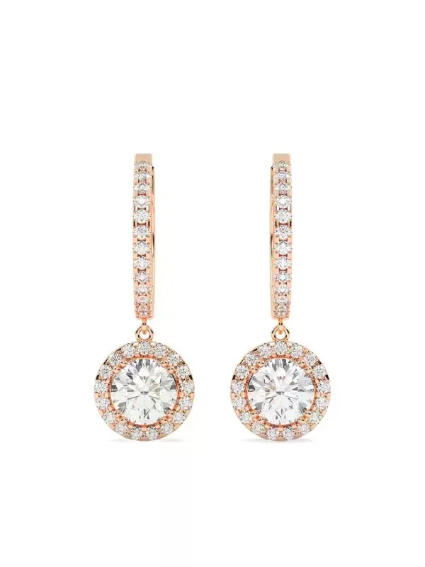 TILLA 14kt Dangling Earrings - Pink