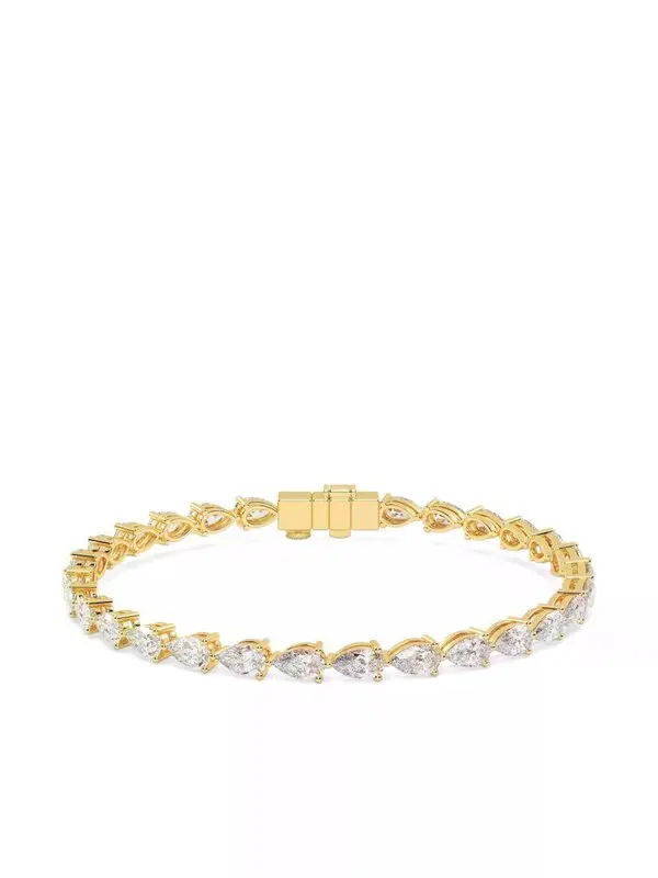 TILLA 14kt Yellow Lab-grown Diamond Tennis Bracelet - Gold