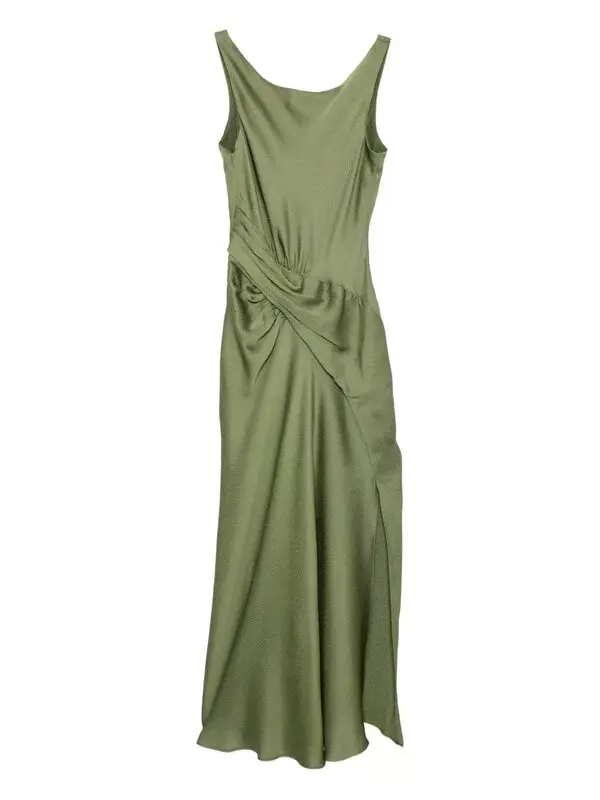 Amsale Hammered Satin Dress