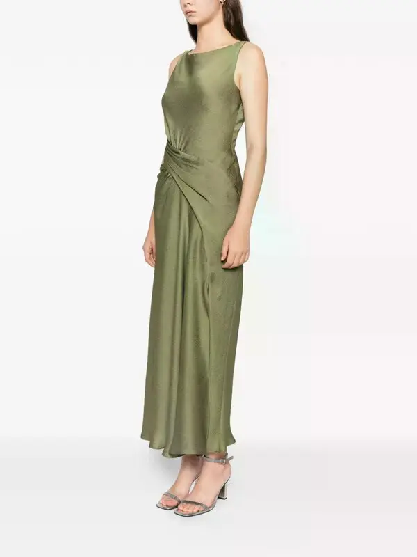 Amsale Hammered Satin Dress