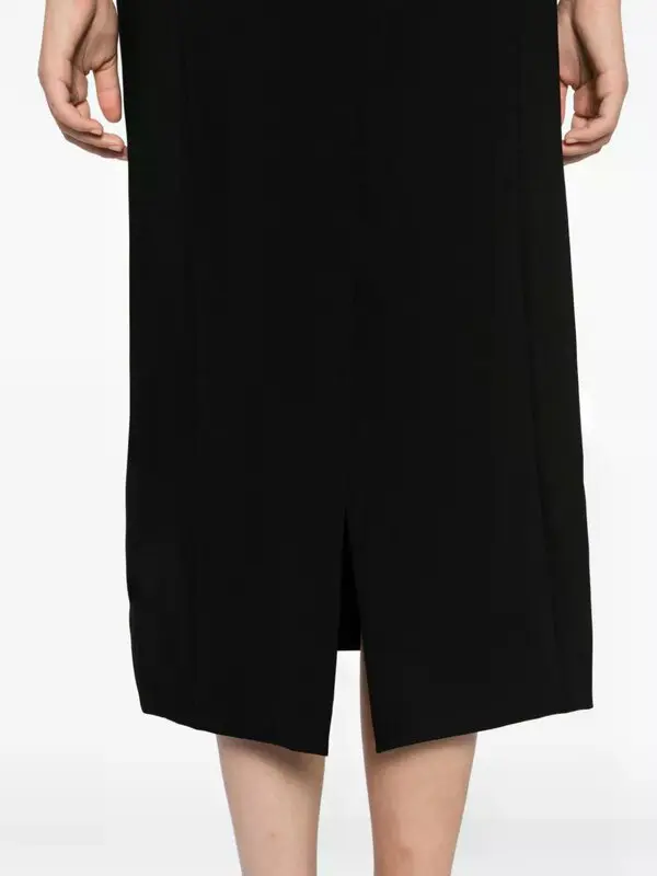 Amsale Crepe Off-shoulder Dress