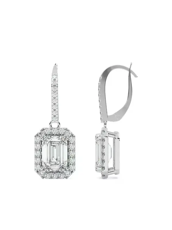 TILLA 14kt White Gold Dangling Earrings