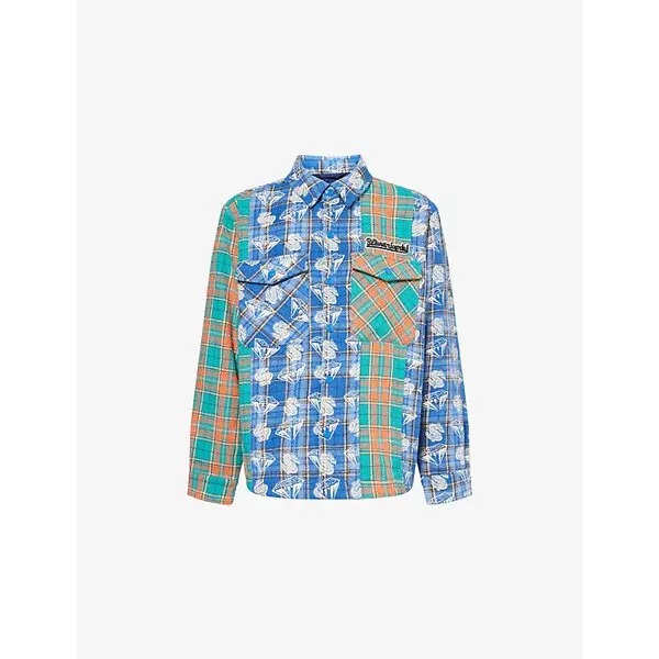 BILLIONAIRE BOYS CLUB Diamond Checker Flannel Shirt