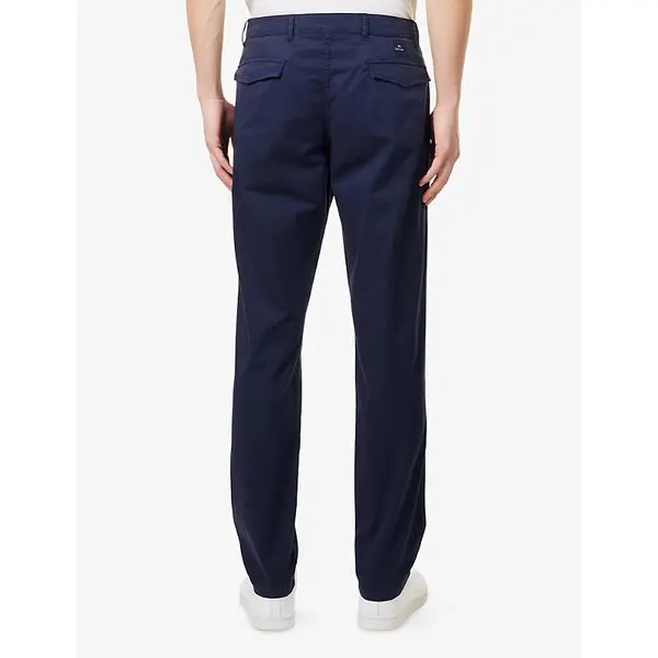 Paul Smith Tapered-leg Chino Stretch-cotton Trousers