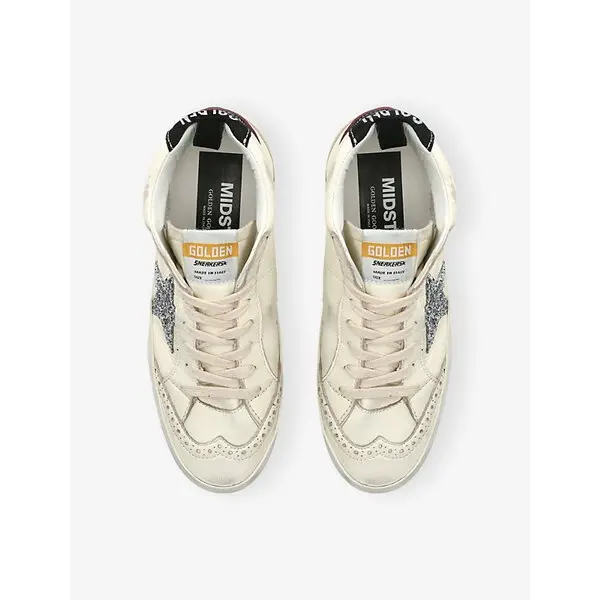 GOLDEN GOOSE Mid Star Leather Trainers