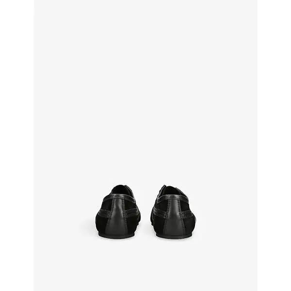 Dries Van Noten Dustin Suede Trainers - Black/comb