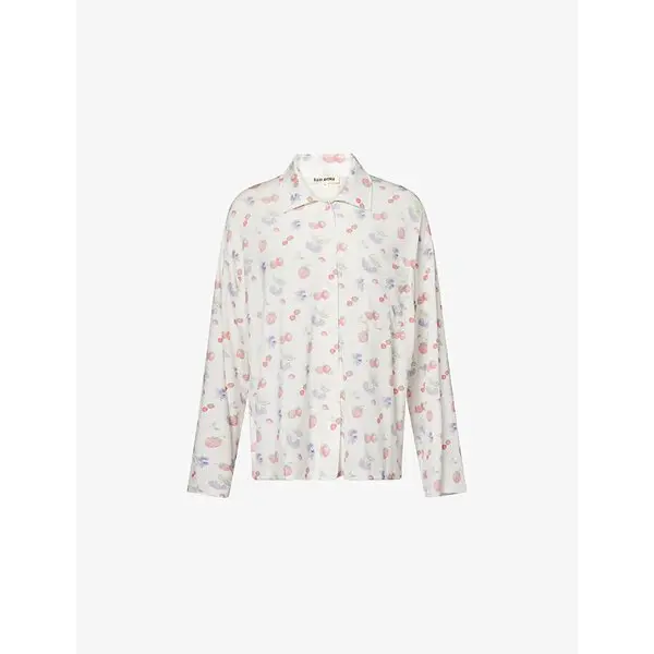 DJERF AVENUE Print Pyjama Shirt - Summer Berries