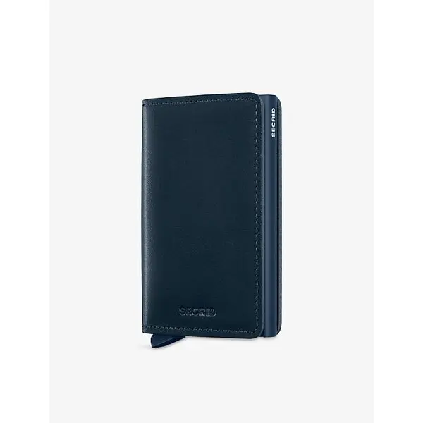 SECRID Slimwallet Original Leather Wallet - Navy-navy