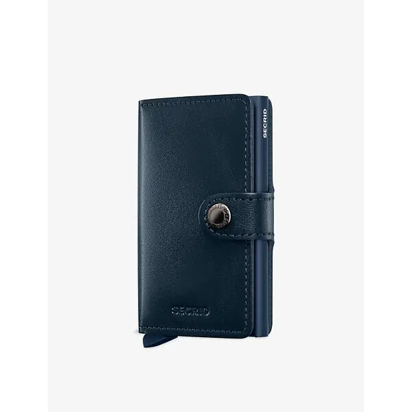 SECRID Miniwallet Original Leather Wallet - Navy-navy