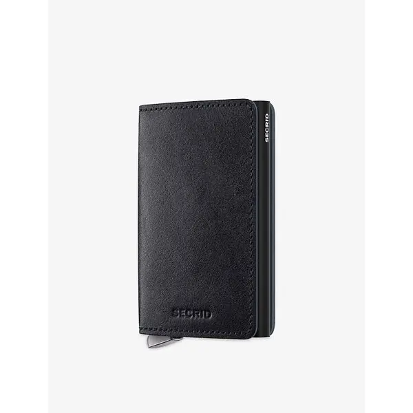 SECRID Basco Premium Slimwallet Leather Wallet - Ink
