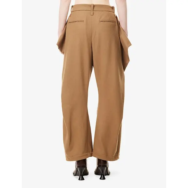 Issey Miyake Straight-leg Wool-blend Trousers