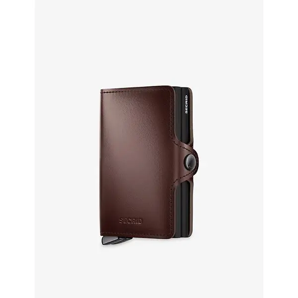 SECRID Dusk Premium Leather Wallet - Dark Brown