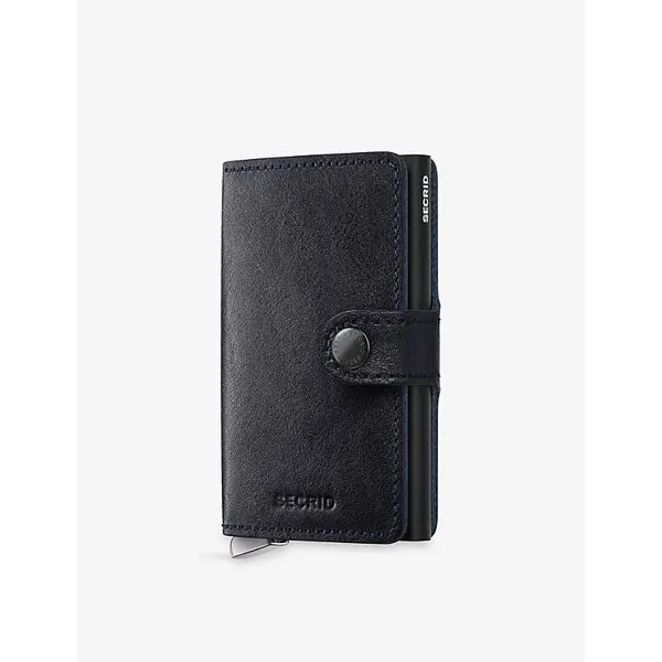 SECRID Basco Premium Miniwallet Leather Wallet - Ink