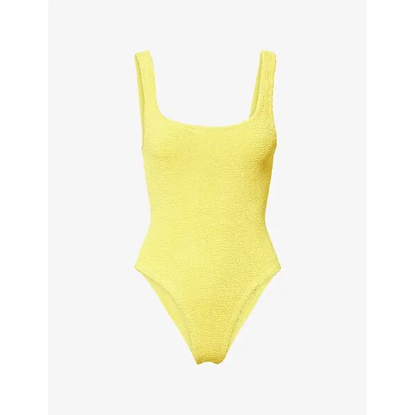 Hunza G Square Neck One Piece Swimsuit - Sunflower