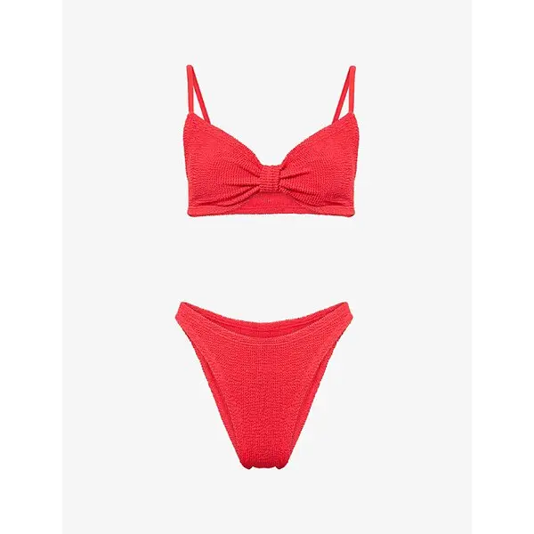 Hunza G Alicia Bikini Set - Red