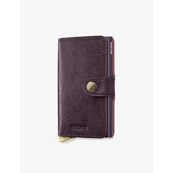 SECRID Basco Premium Miniwallet Leather Wallet - Bordeaux