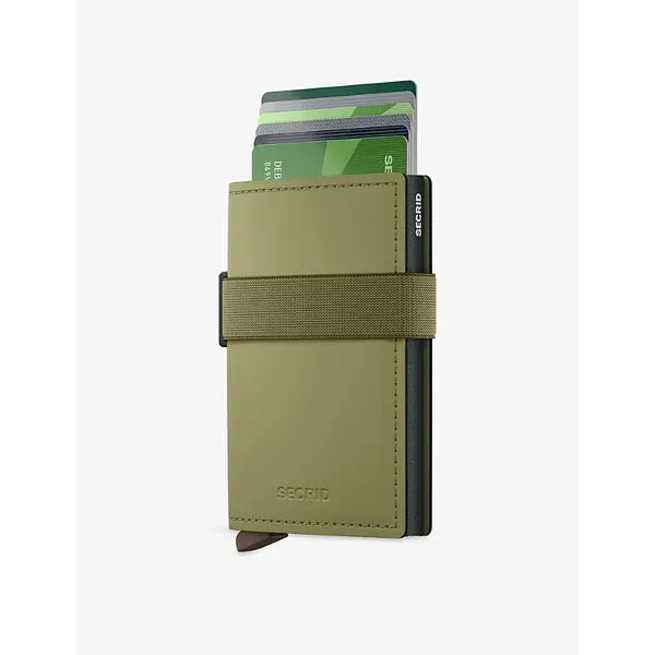 SECRID Bandwallet Branded Leather Wallet - Leaf-khaki