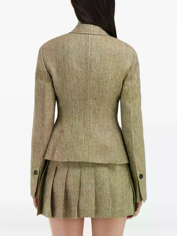 FERRAGAMO Single-breasted Blazer - Neutrals