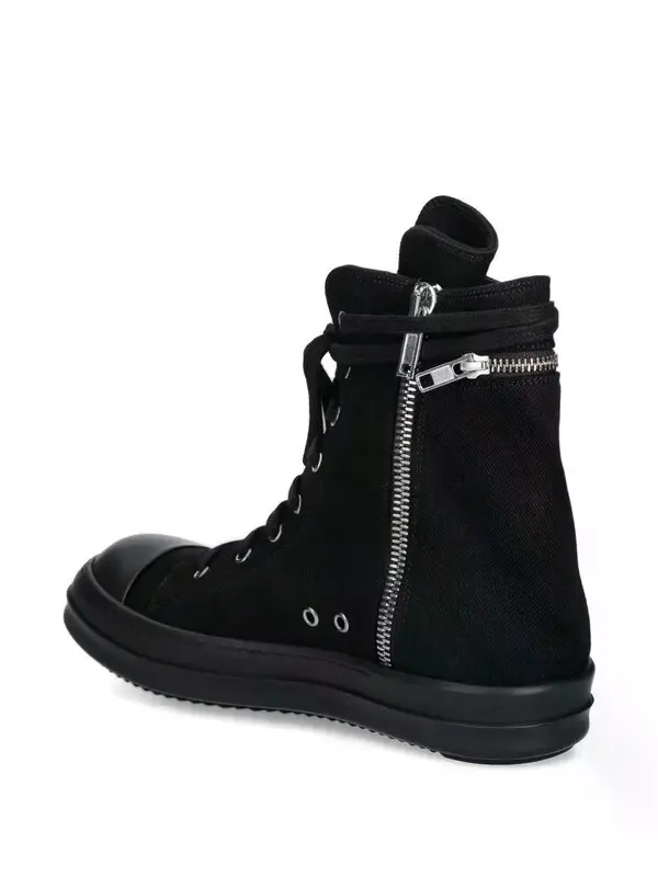 Rick Owens High-top Zip Detail Sneakers