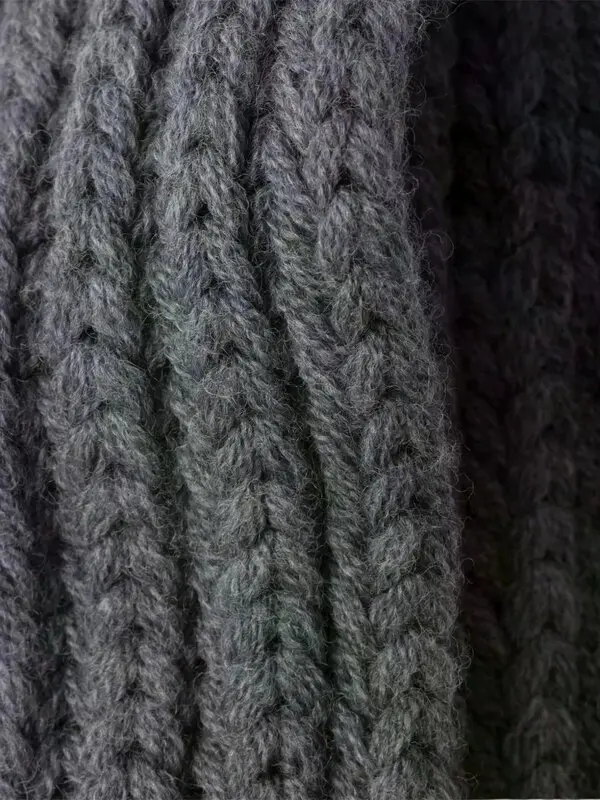 Prada Logo-detail Knit Scarf