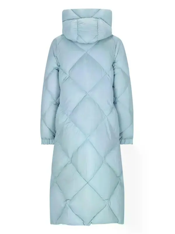 K-WAY Long Length Padded Coat - Blue