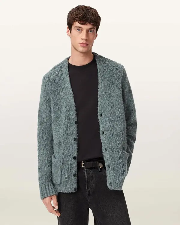 ALLSAINTS Tobie Wool Cardigan - Green