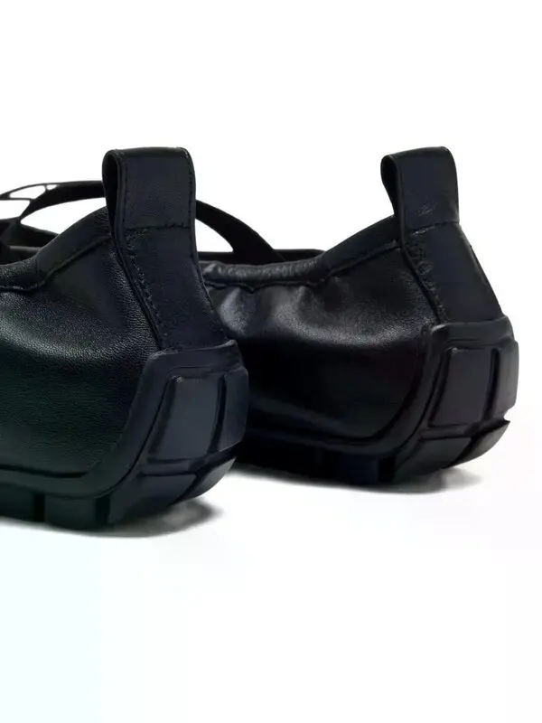 Simone Rocha Grip Cross-strap Ballet Flats - Black